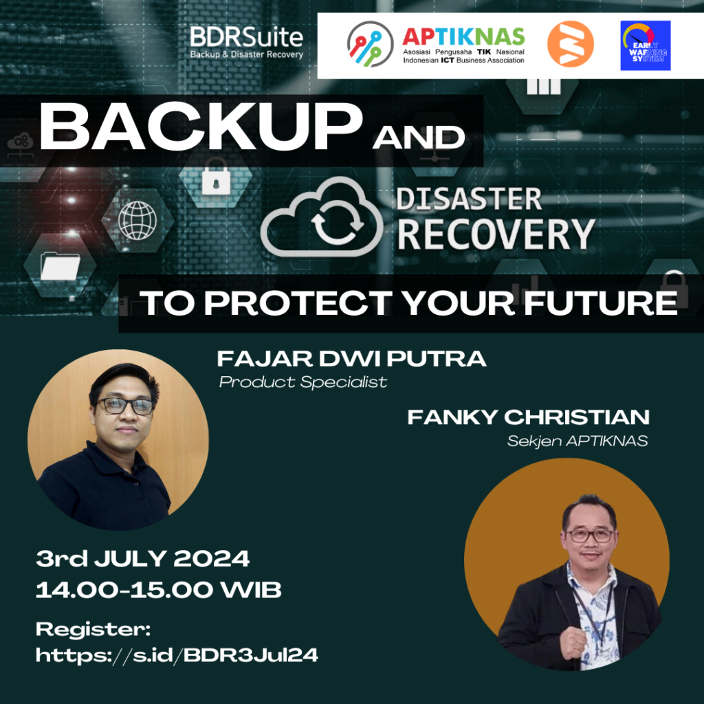 Workshop Early Warning System 3 Juli 2024: Backup & Disaster Recovery to Protect Your Future ...